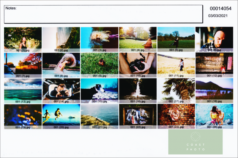 35mm Film Prints - Professional, High Quality 300GSM Film Printing.