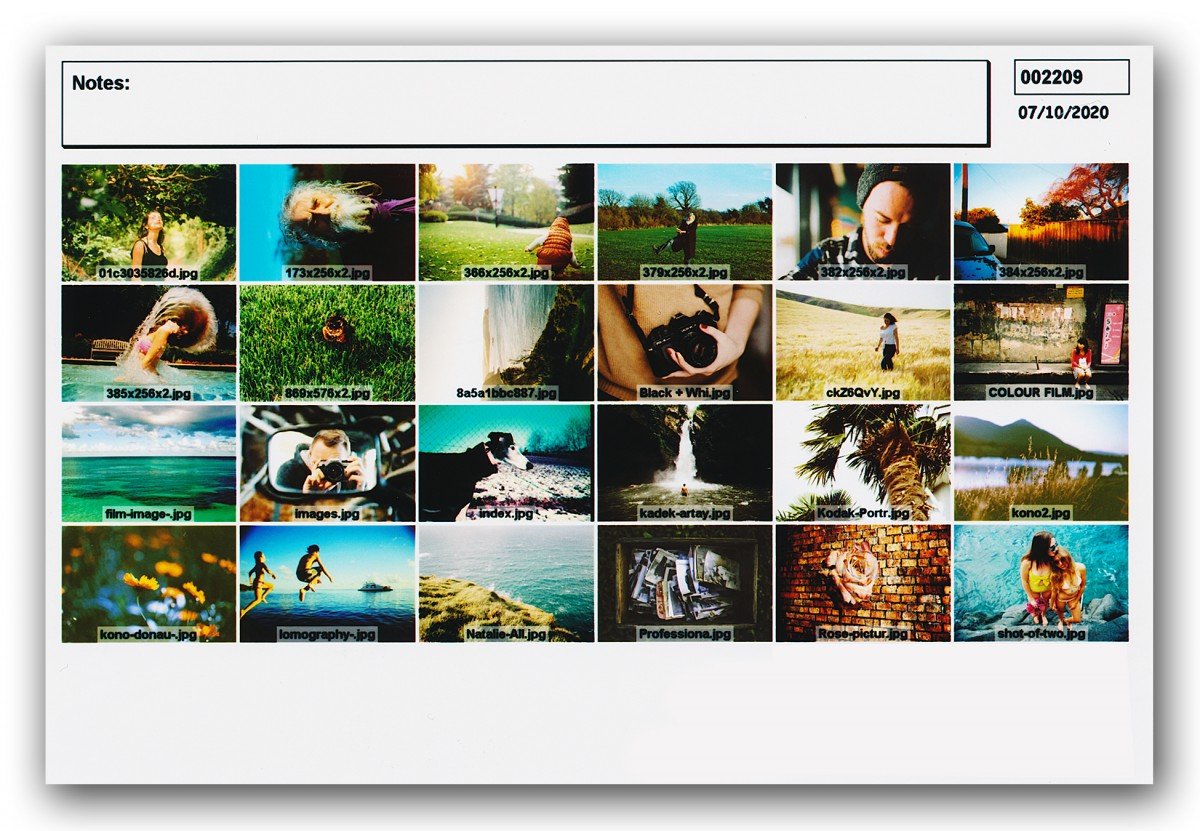 35mm Film Prints - Professional Silver Halide Lab prints