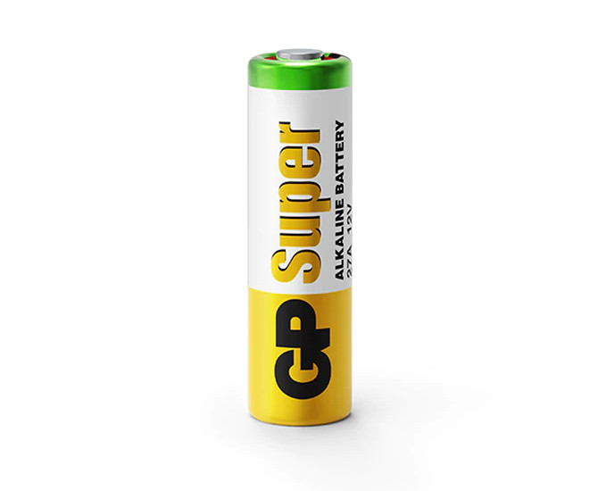 GP Super High Voltage Battery 27A (A27 / V27A) - 3-year shelf life